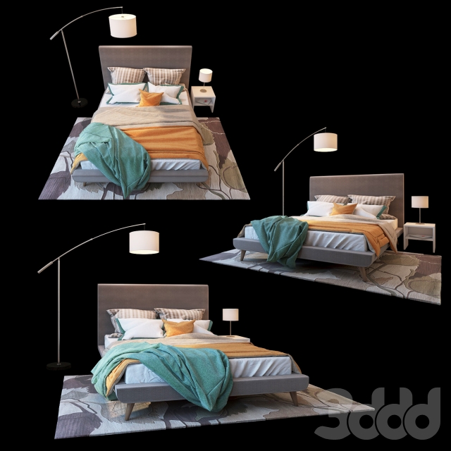[3DSKY] - [3DDD] 3DSKY MODELS - BED 3D MODELS - BED 1 - No.090 NEW ...