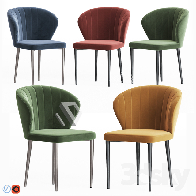 [3DSKY] 3DSKY MODELS - CHAIR & ARMCHAIR - VOL.07 - No.027 | NEW UPDATE 2023