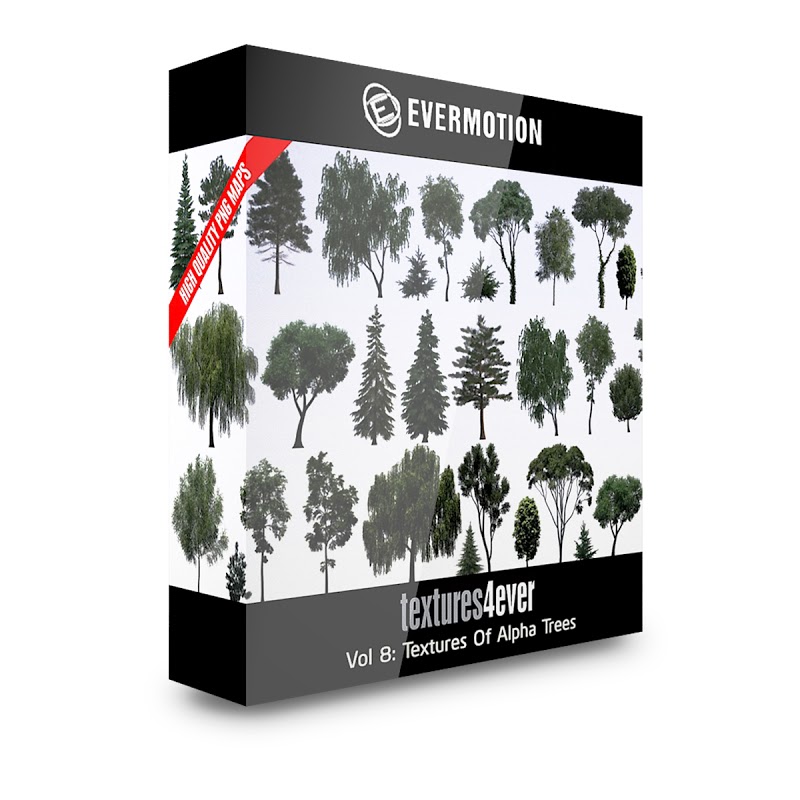 Textures4ever Vol 08 - TEXTURES OF ALPHA TREES