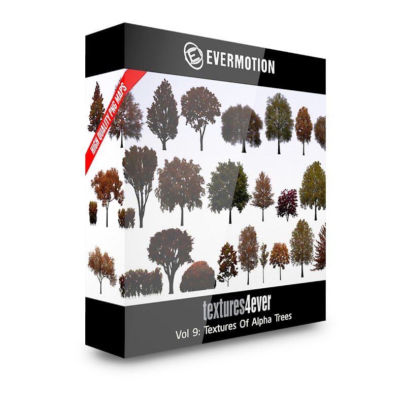 Textures4ever Vol 09 - TEXTURES OF ALPHA TREES