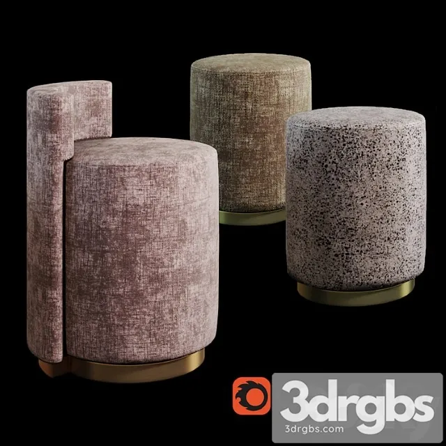 Gran duca Poof 2 3D Model Download - 3DSKY Decor Helper