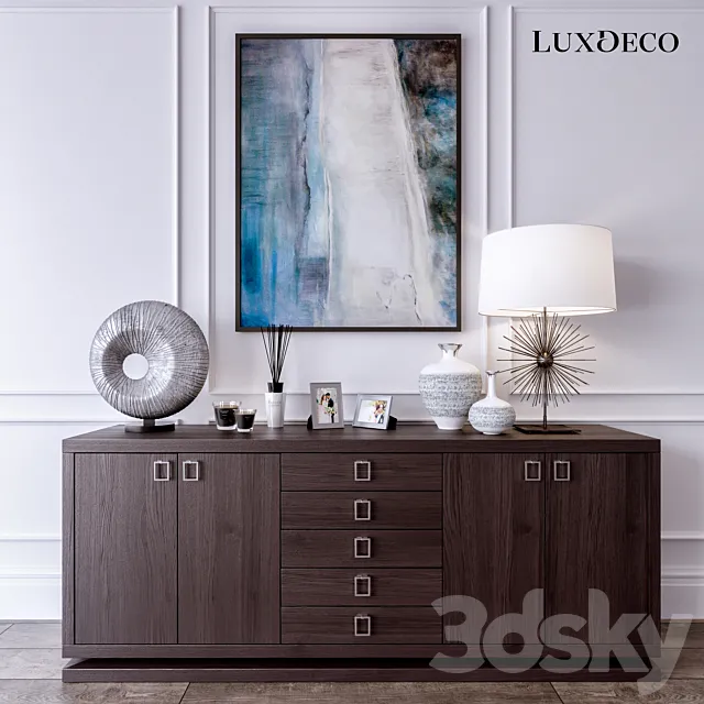 LuxDeco set 3DModel 3DSKY Decor Helper