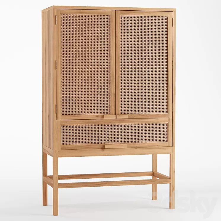 Marte Storage Cabinet 3D Model 3DSKY Decor Helper