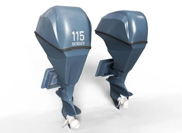 PBR Game 3D Models - Boat Engine - 3DSKY Decor Helper