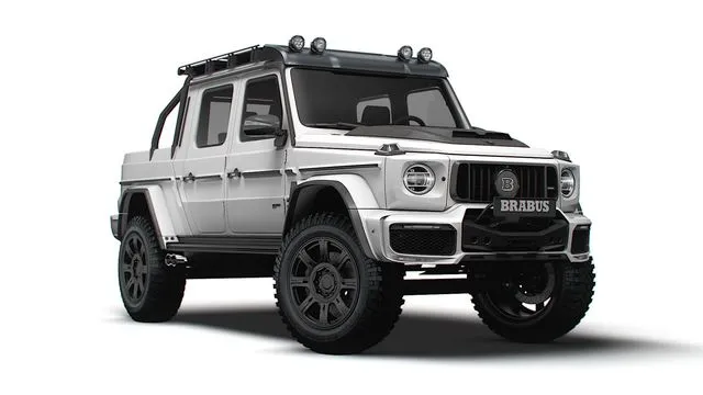 PBR Game 3D Models - Brabus 800 Adventure XLP Superwhite 2022 - 3DSKY ...