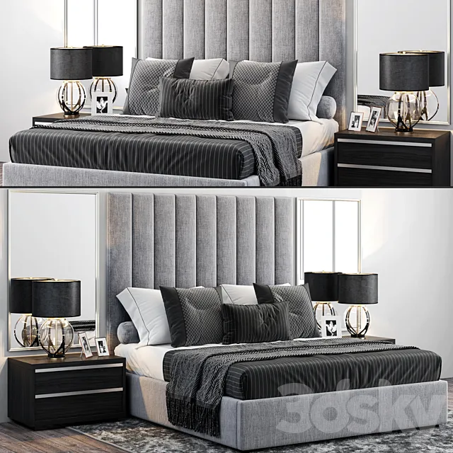 Modena panel bed rh store