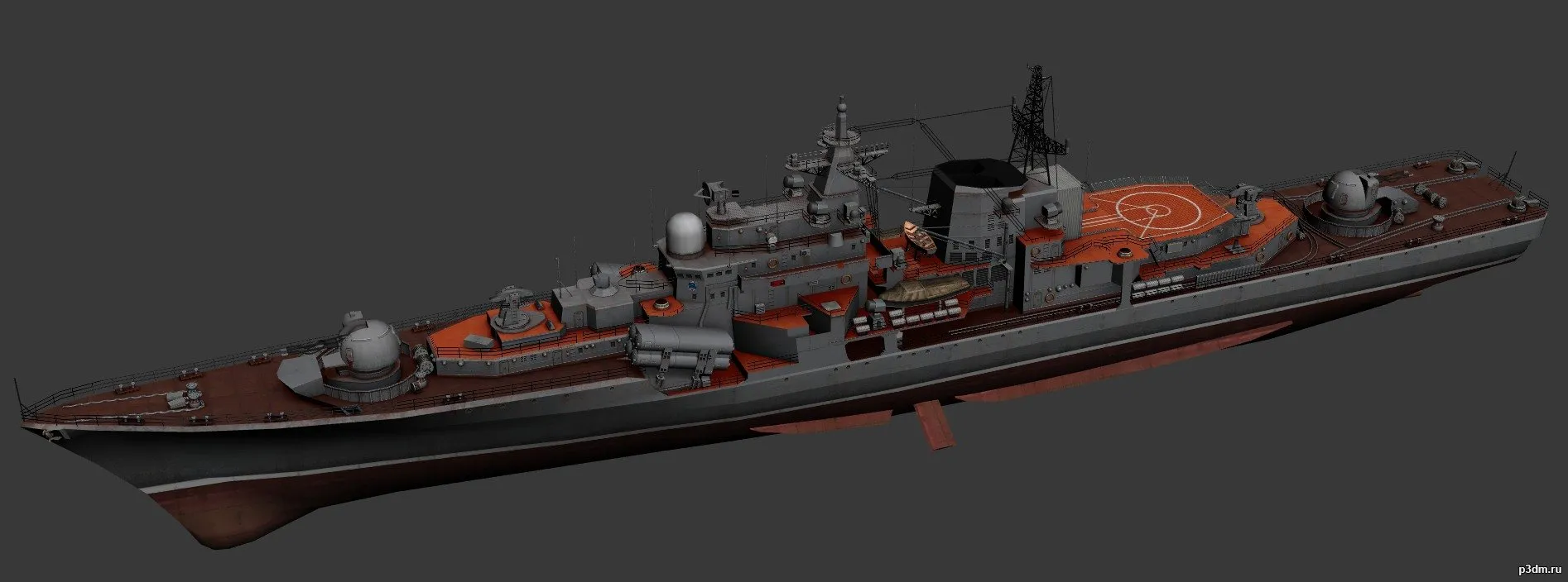 ships 3d models - Sovremenny Class Destroyer - sovremenny - 3DSKY Decor ...